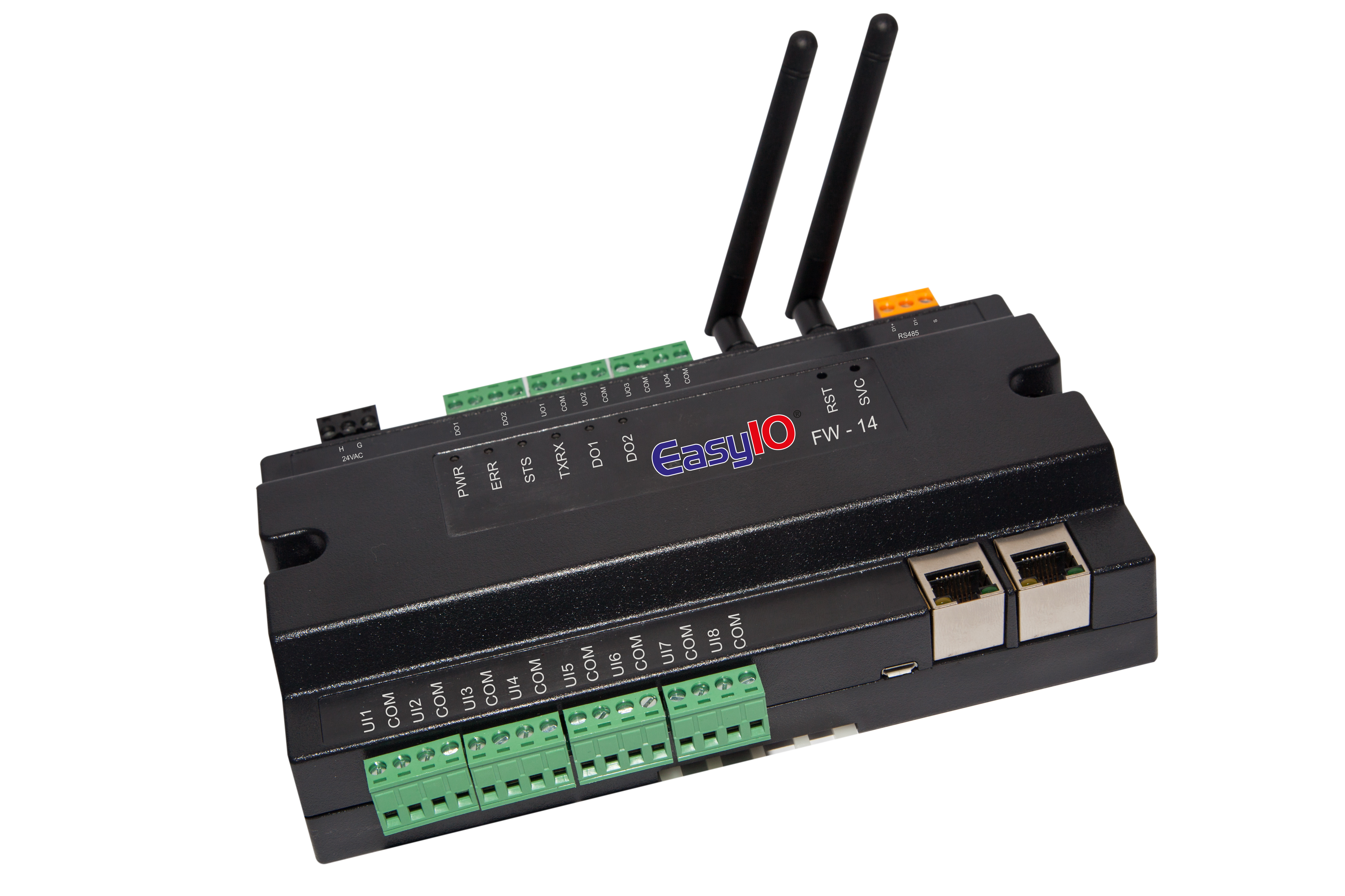 EASYIO-FW-14 | EASYIO CONTROLLER WIFI BACNET IP BACNET RS485 FOR UP TO ...