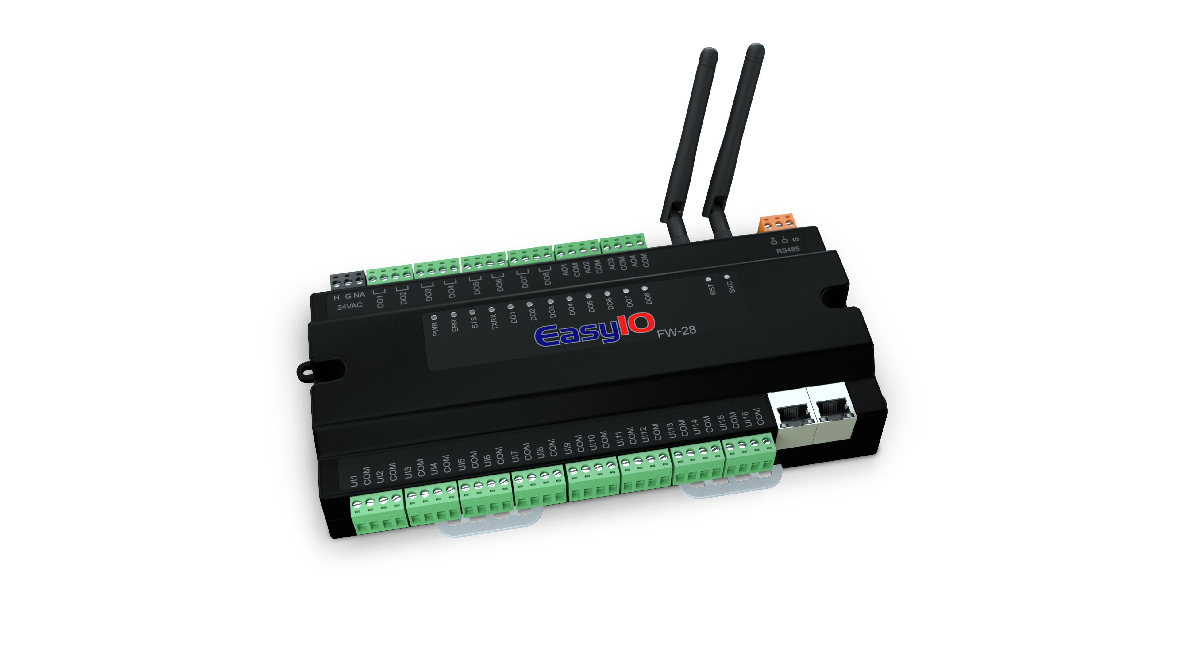 EASYIO-FW-28 | 28 point WIFI b/g/n live programmable controller with ...