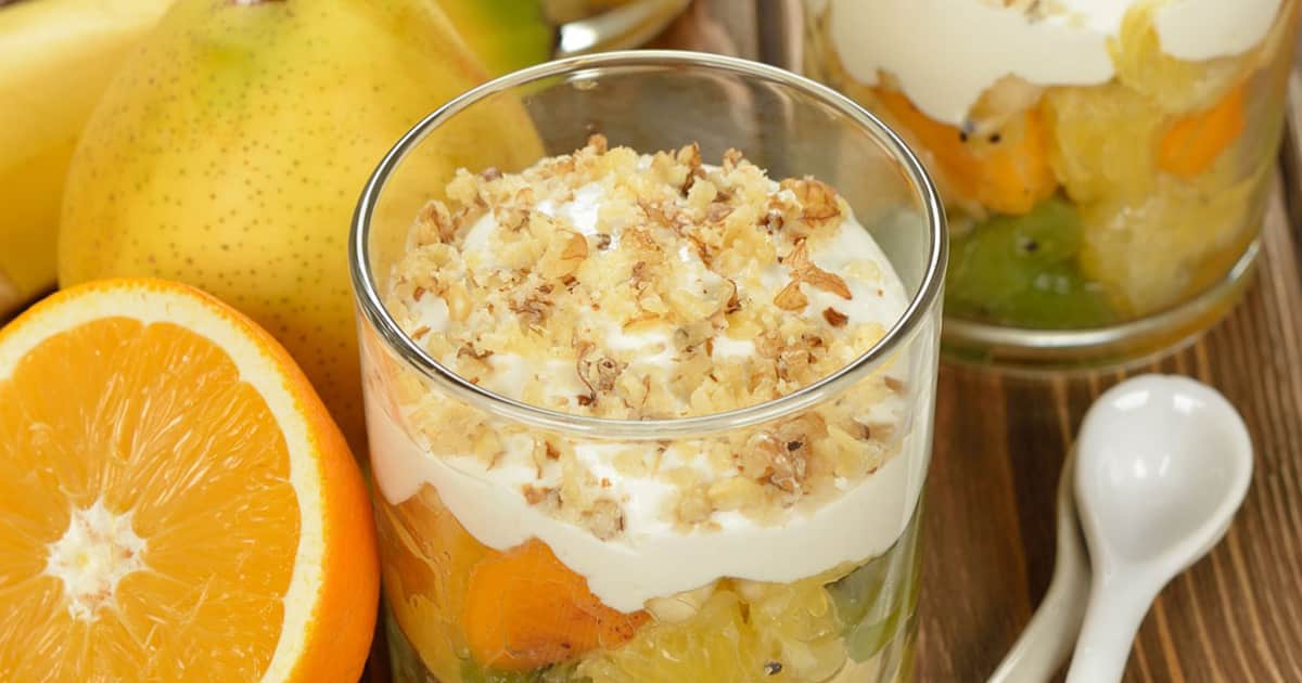 Salade de fruits au mascarpone - Glouton