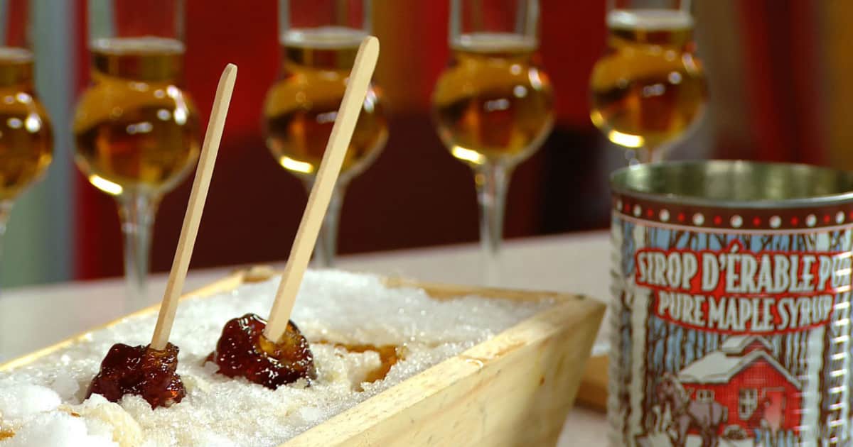 Recette de tire à l'érable | Zeste