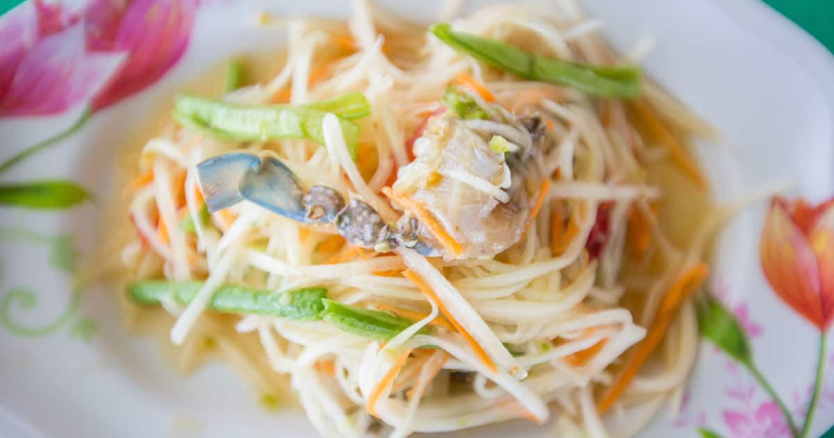 Salade de papaye verte | Zeste