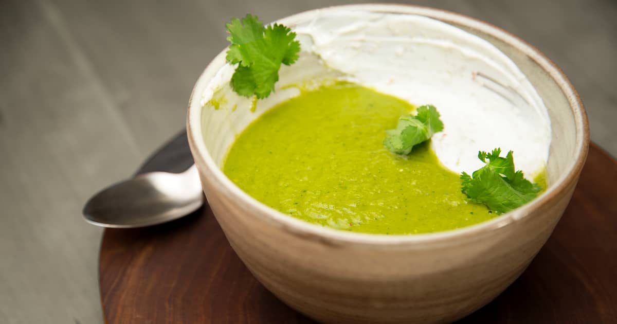 Recette de gaspacho vert | Zeste