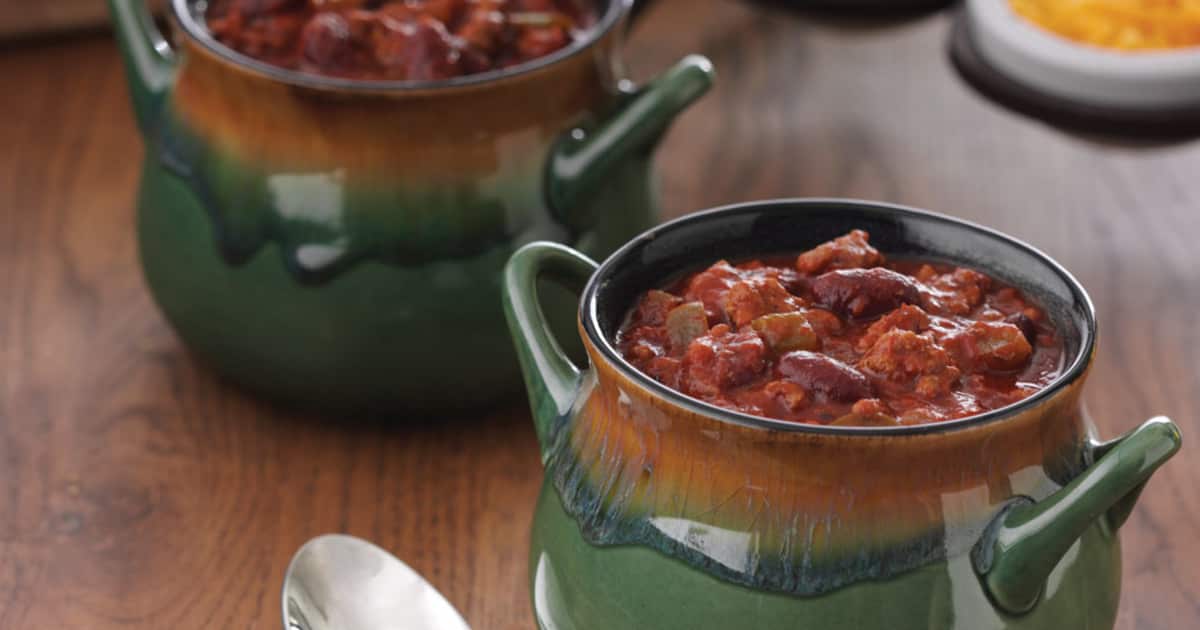 Chili au boeuf consistant | Zeste