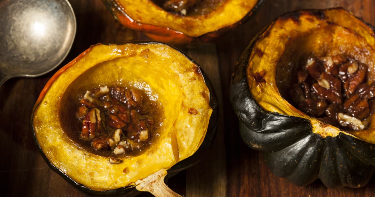 Courge poivrée rôtie au sirop d'érable | Zeste