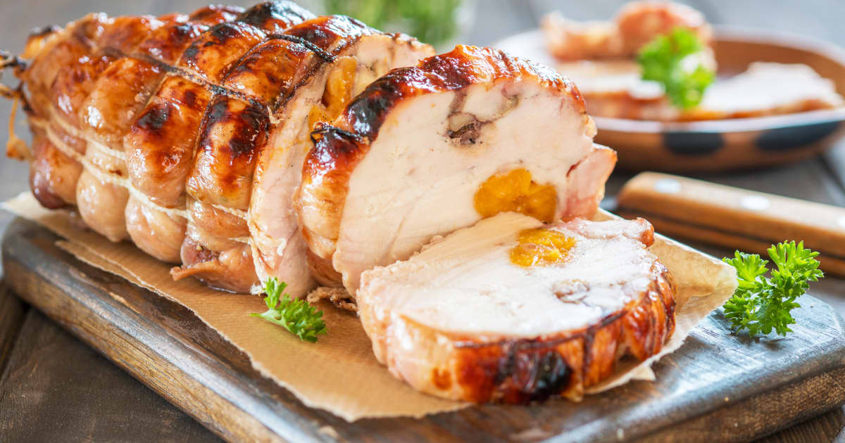 Recette de dinde farcie aux fruits séchés | Zeste