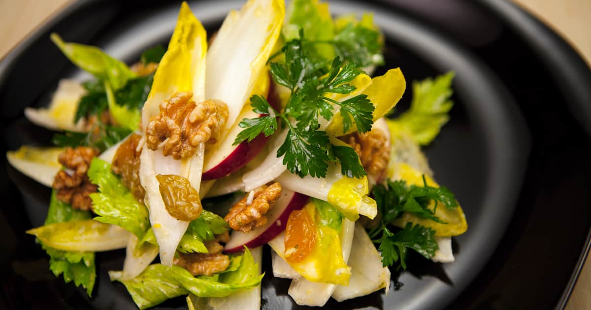 Recette de salade d’endives à la moutarde de Dijon | Zeste