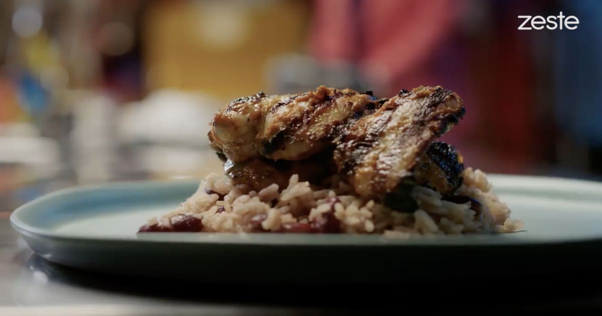 L'avant-match des foodies - Poulet jerk et riz collé | Zeste