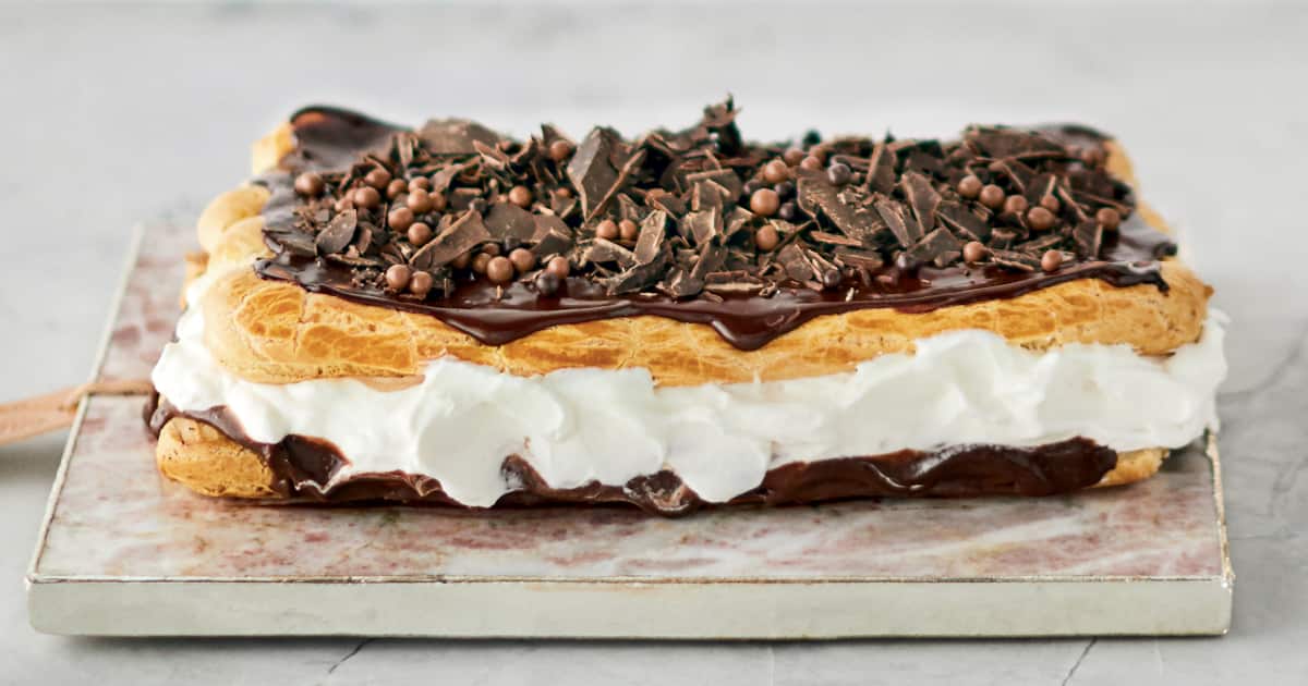 Gâteau éclair au chocolat - Glouton