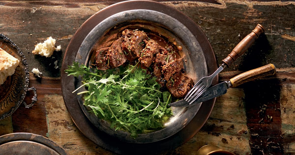 Recette de longe d'agneau en croûte de sel | Zeste