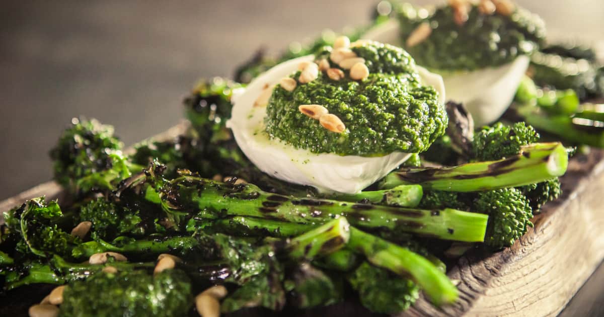 Recette de mozzarella de bufflonne et rapinis grillés | Zeste