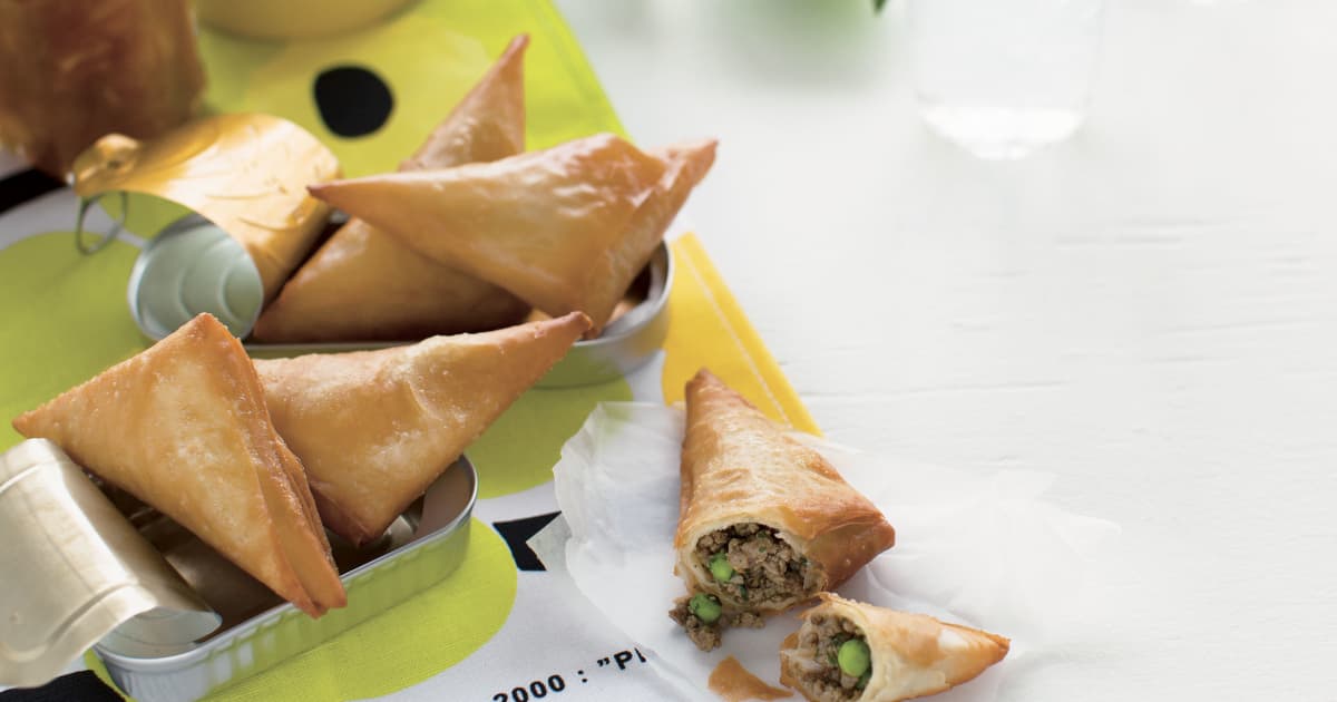 Recette de samoussas au boeuf | Zeste