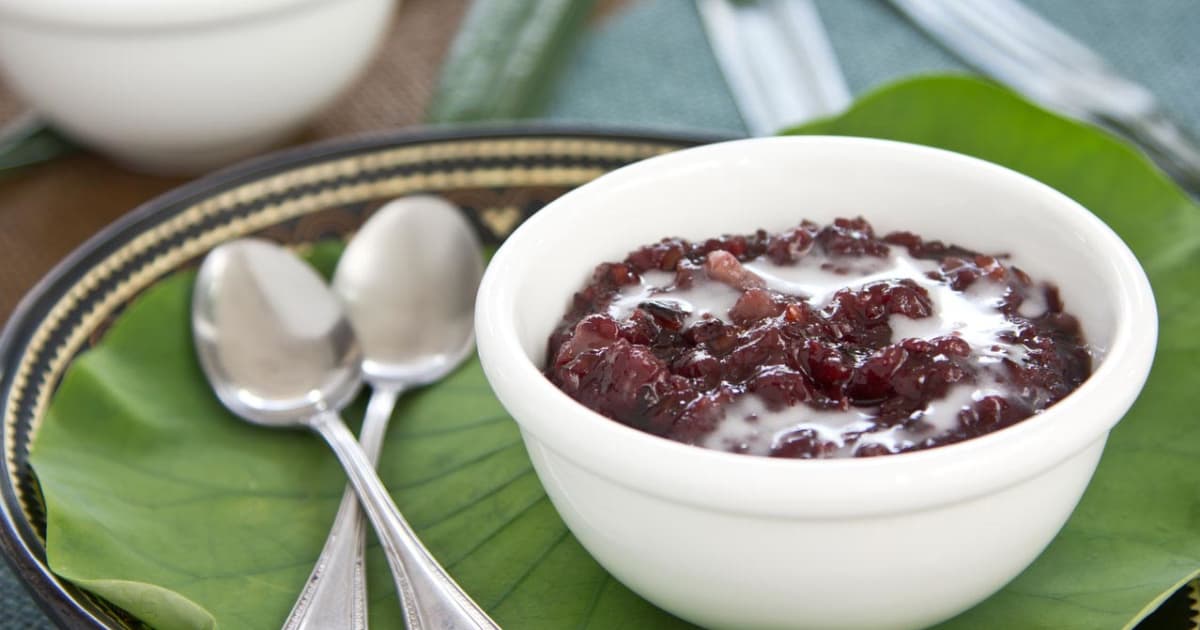 Pouding au riz noir de Janella - Glouton