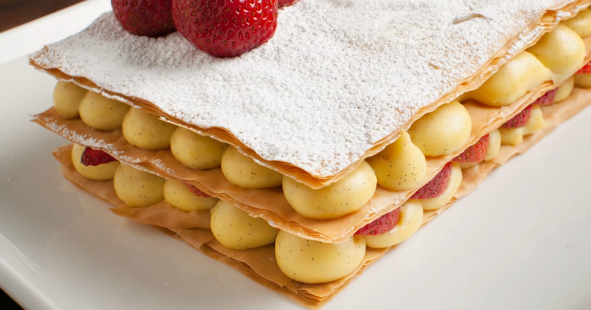 Mille-feuille délicat aux fruits rouges - Glouton