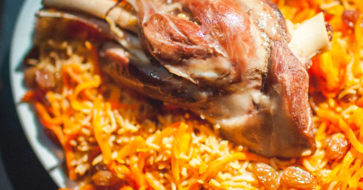 Kabuli palaw (Agneau sur riz basmati) - Glouton