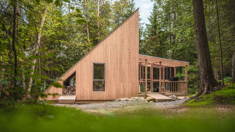 Un nouveau minichalet intime à louer au parc régional du Poisson Blanc ...