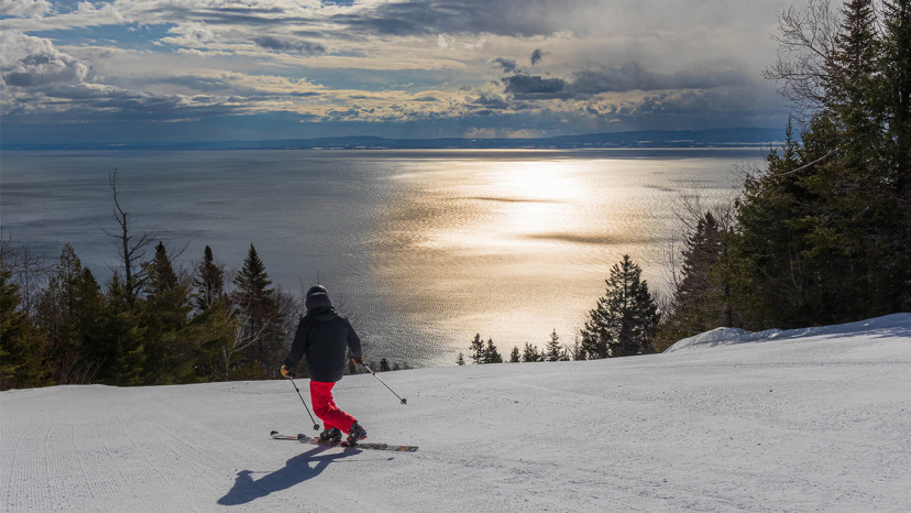 Les 10 pistes de ski avec les plus belles vues au Québec | Espaces