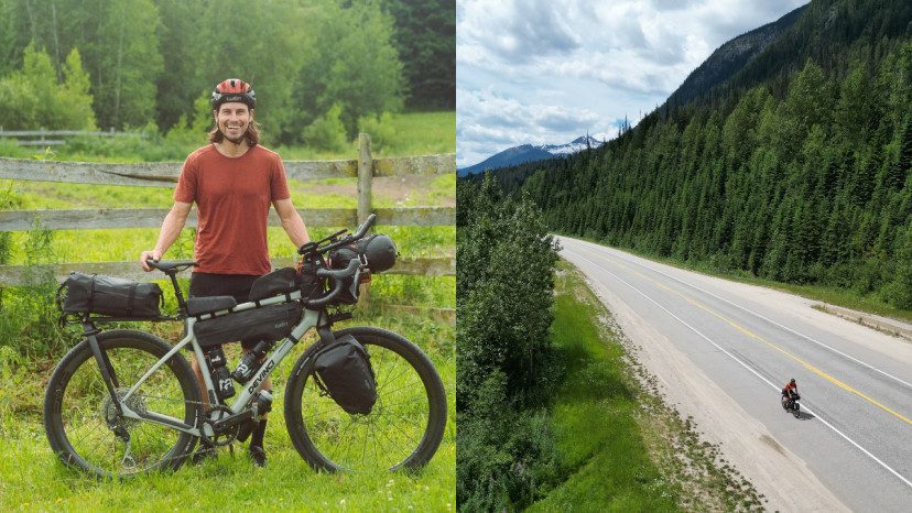 Dominick Ménard : 5 000 km à vélo entre la Colombie-Britannique et ...