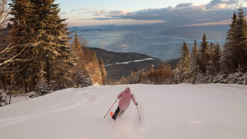 Les 10 pistes de ski avec les plus belles vues au Québec | Espaces