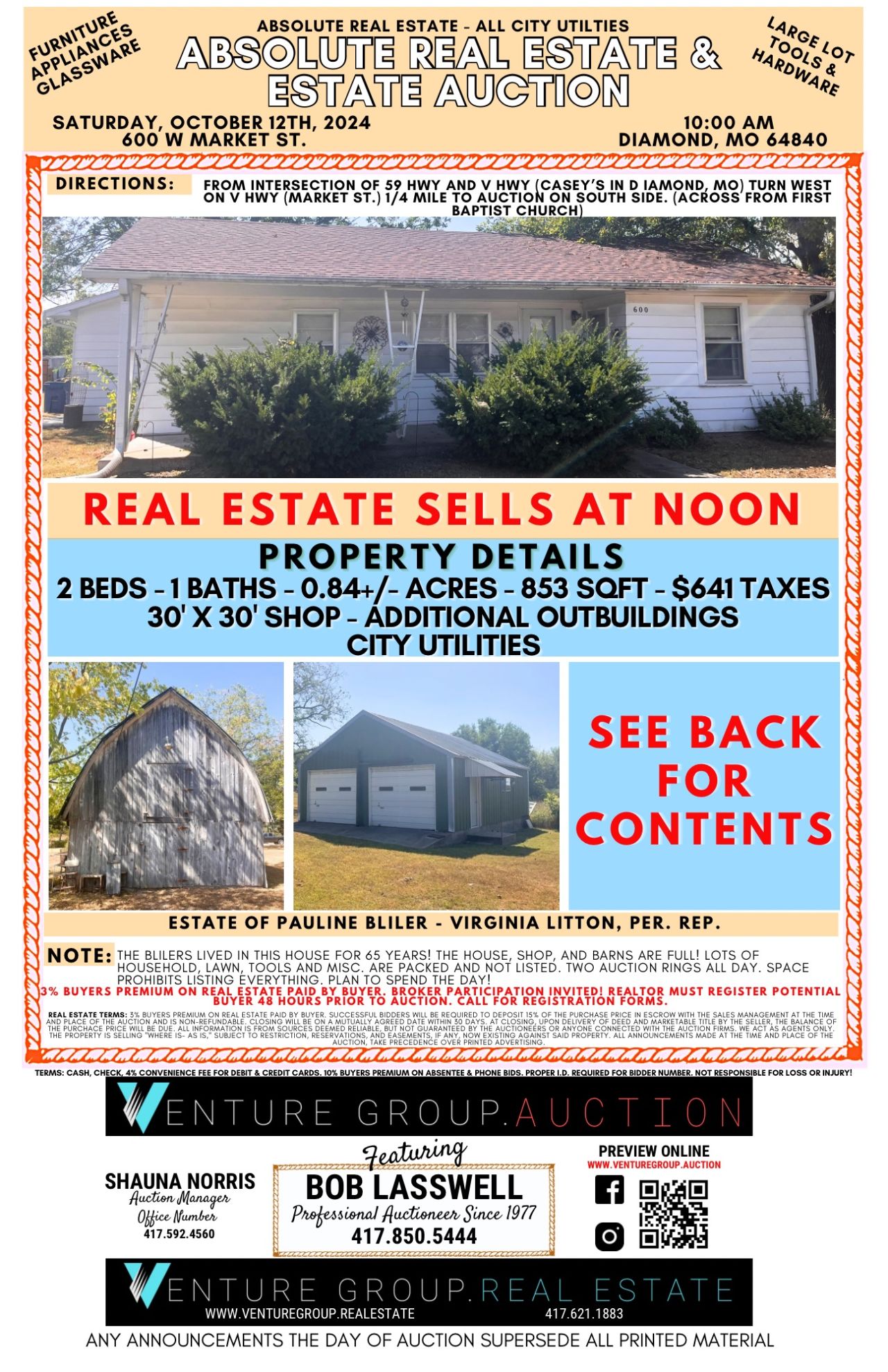 Venture Group - Auctions