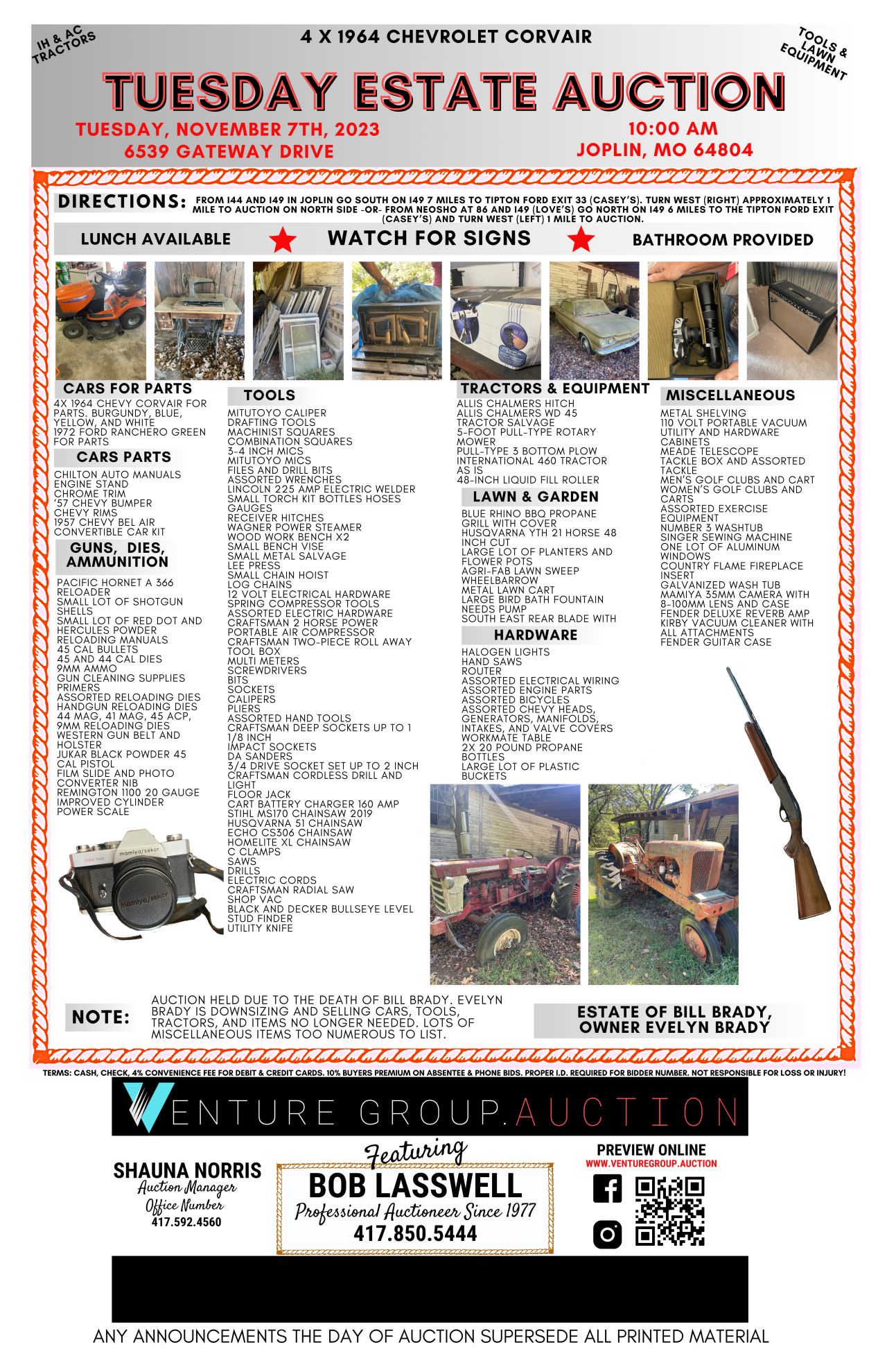 Venture Group - Auctions