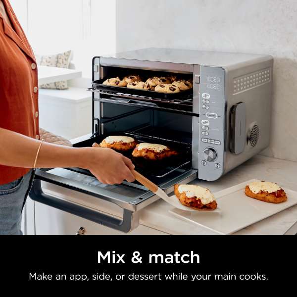 Ninja® Double Stack™ XL Countertop Oven & Air Fryer with Pro Cook ... Ninja® Double Stack™ XL Countertop Oven & Air Fryer with Pro Cook ...