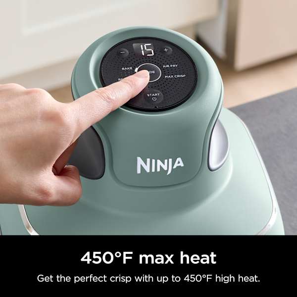 Ninja Crispi® 4-in-1 Portable Glass Air Fryer Cooking System Sage Air ...