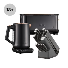 Ninja Exclusive Black Friday Toaster, Kettle & Knives Bundle