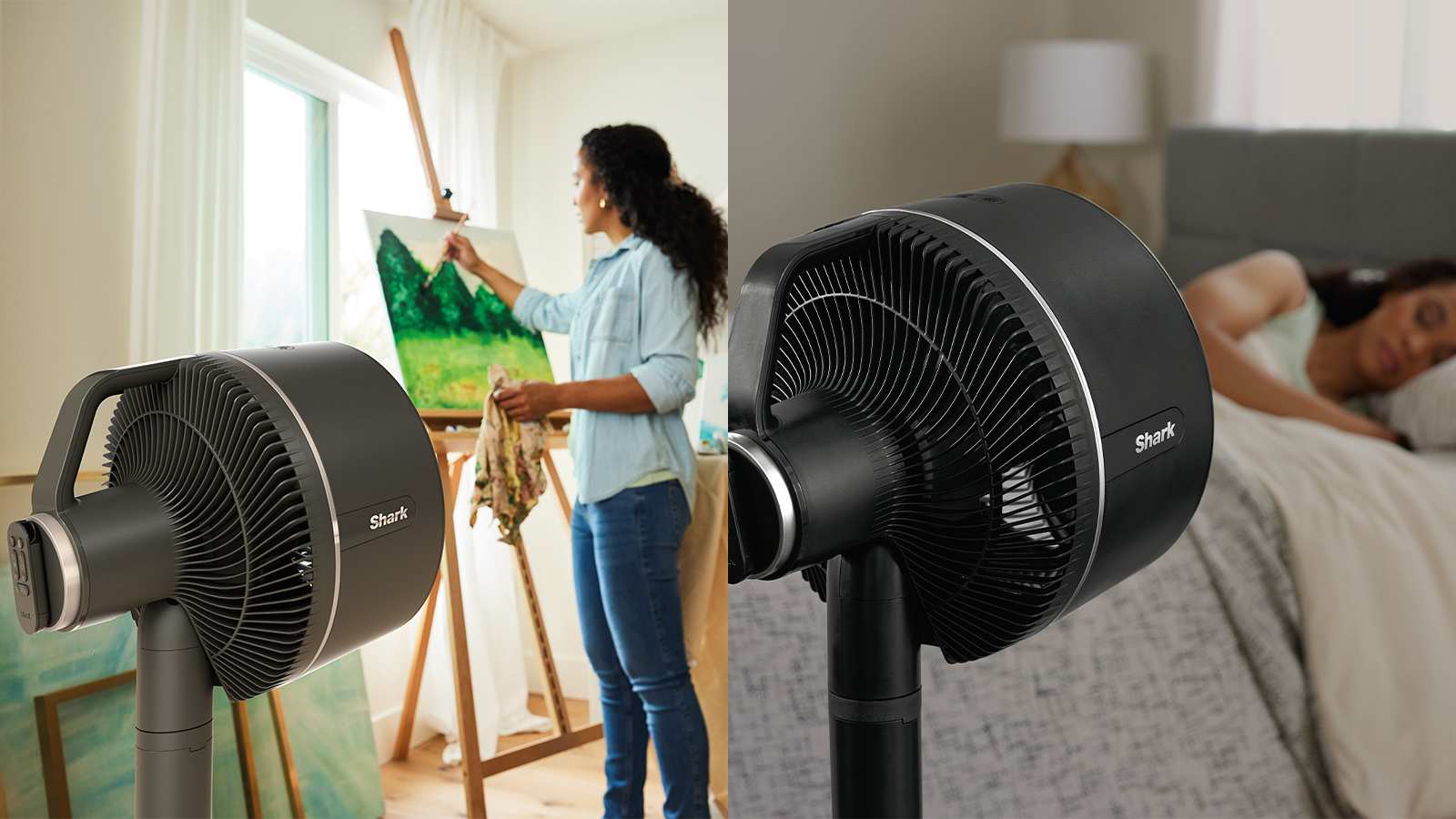 Shark FlexBreeze Portable Fan FA200UK | Tower & Table Oscillating Fan