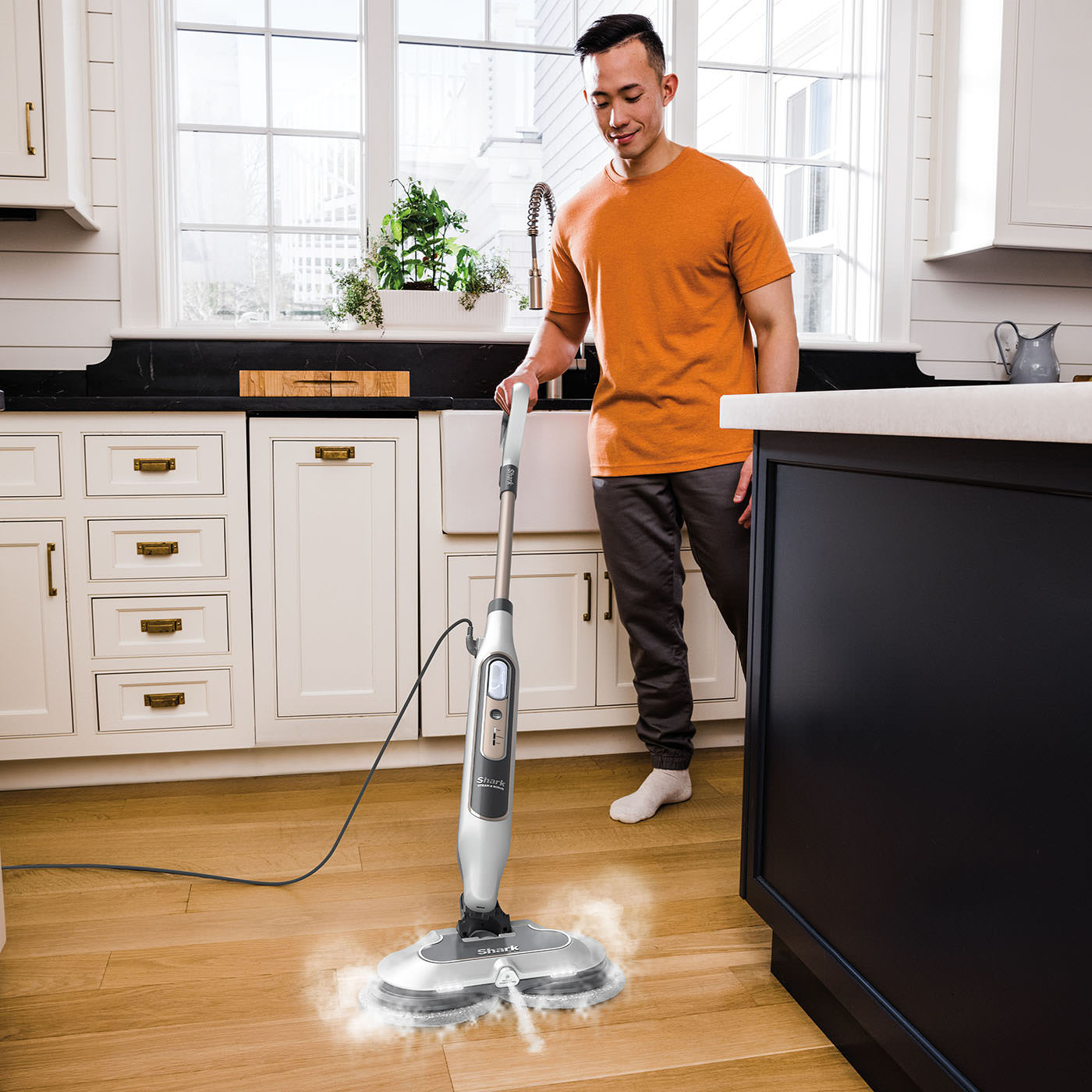 Shark Steam & Scrub Automatic Steam Mop with Steam Blaster S8201UK - Shark Steam Mops