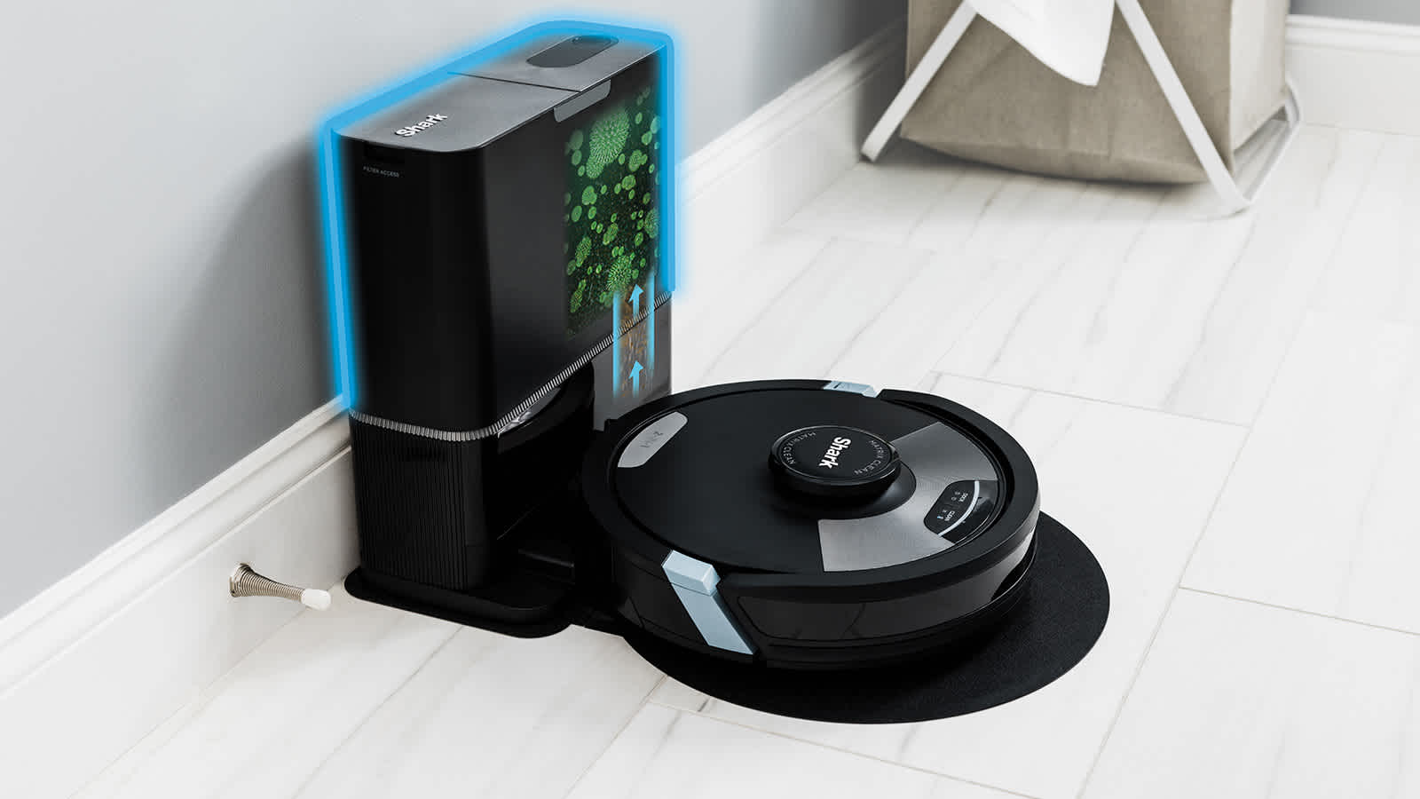 Shark Matrix Plus Robot Vacuum & Mop Combo with Automatic Self-Empty