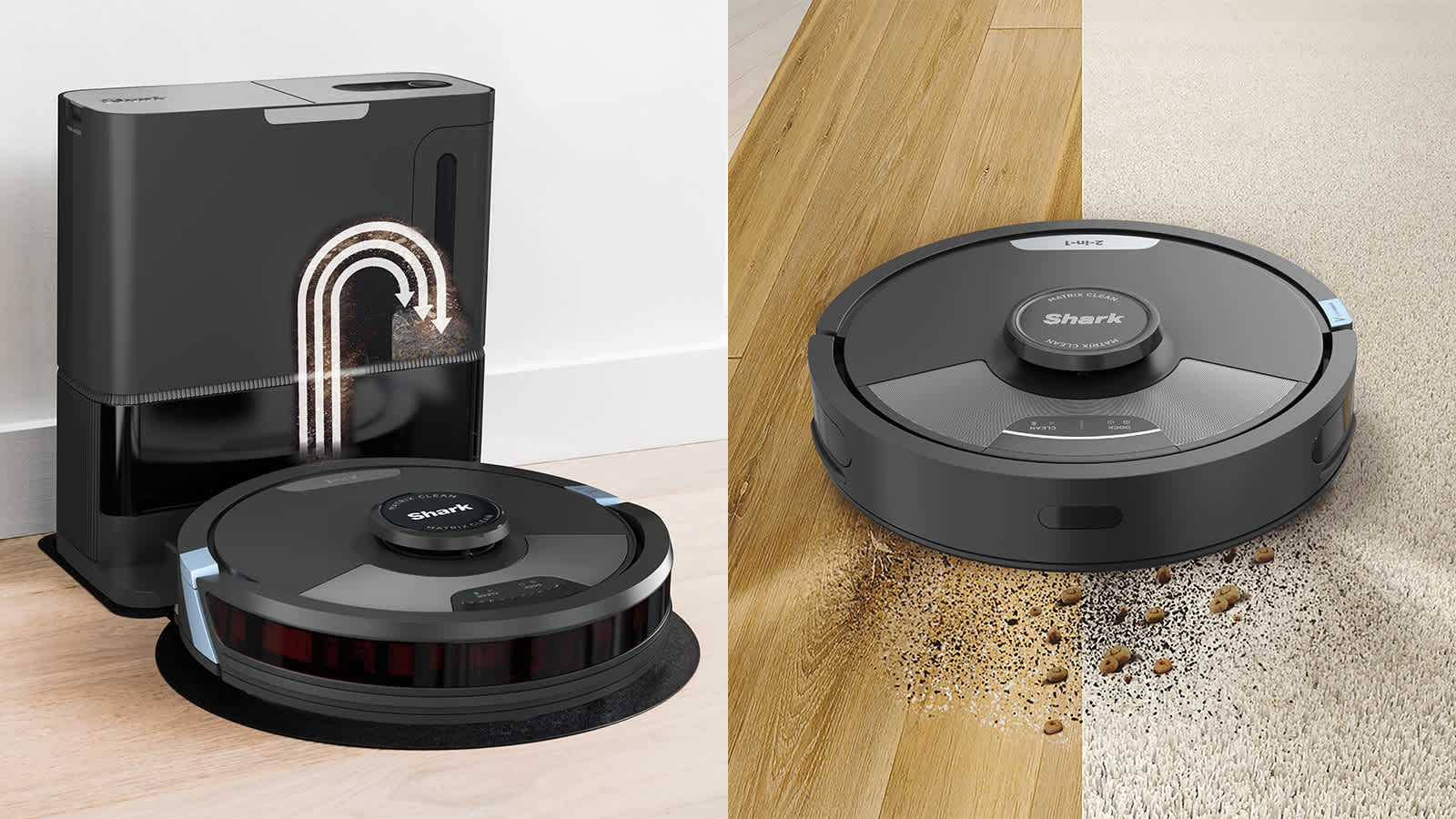Shark Matrix Plus Robot Vacuum & Mop Combo with Automatic Self-Empty