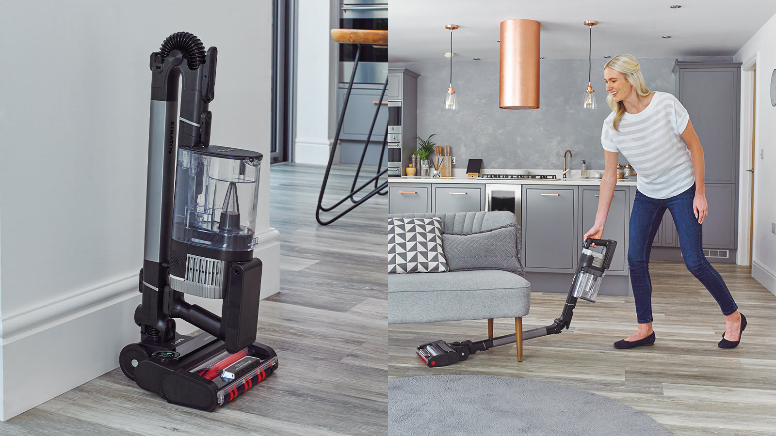 Shark Stratos Anti Hair Wrap Plus Pet Pro Cordless Vacuum [Double ...