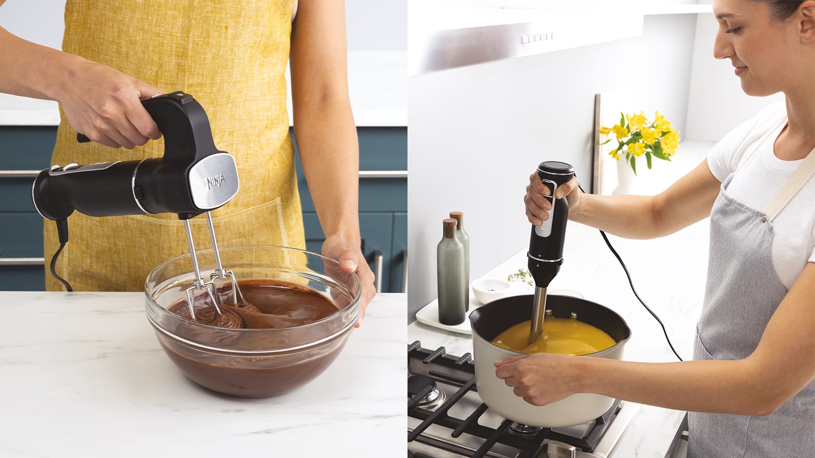 Ninja Foodi 2-in-1 Hand Blender & Mixer CI090UK - Ninja Hand Blenders