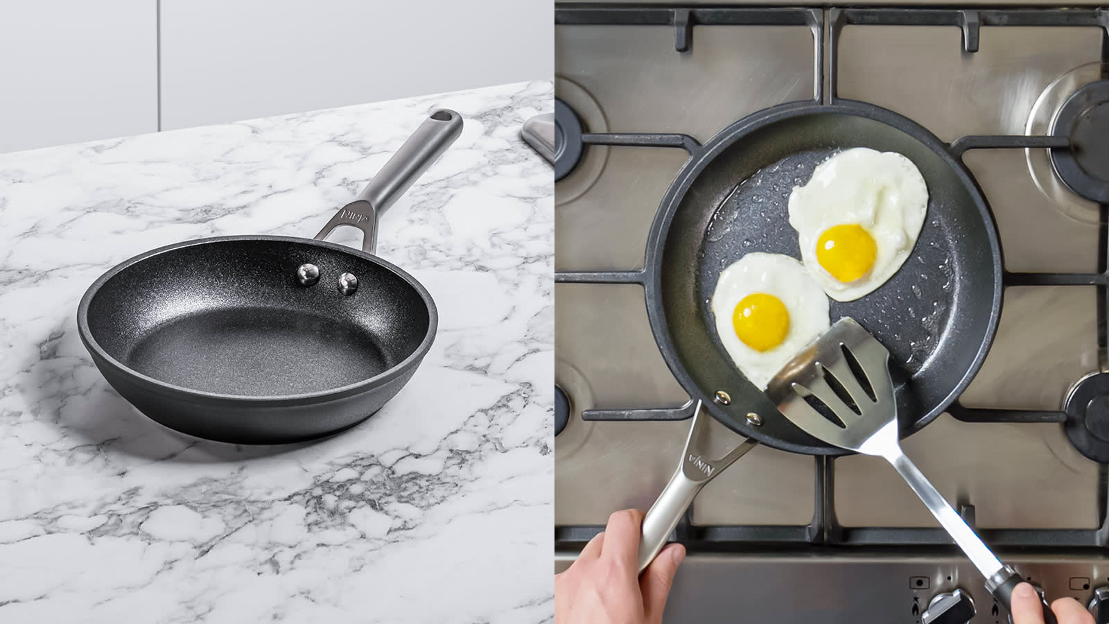 Ninja ZEROSTICK Premium 2-Piece Frying Pan Set (24cm/28cm) - C32000UK ...