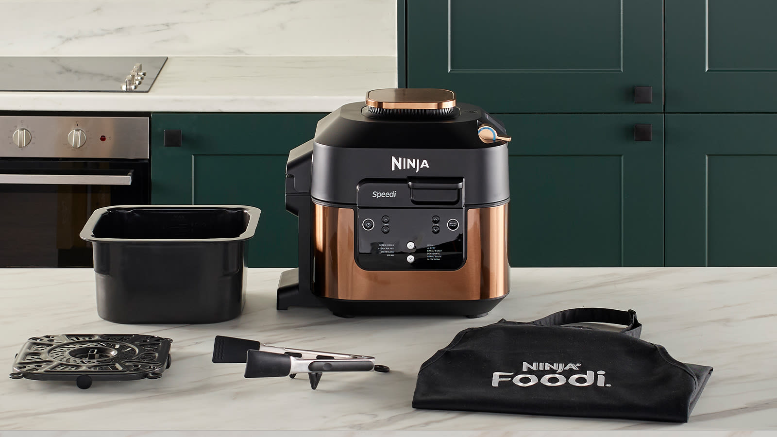 Ninja Deluxe Black & Copper Speedi 10-in-1 Rapid Cooker & Air Fryer
