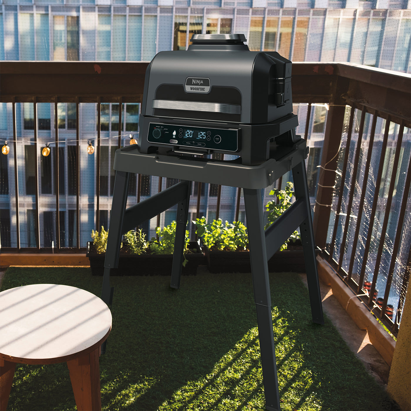 Ninja Woodfire Large Electric BBQ & Smoker with Thermometer OG850UK – Ninja