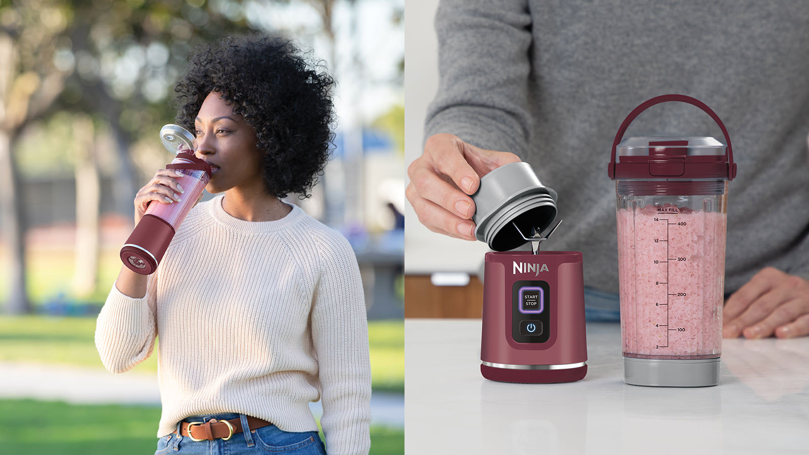 Ninja Blast Cordless Portable Blender – Cranberry BC151UKCR