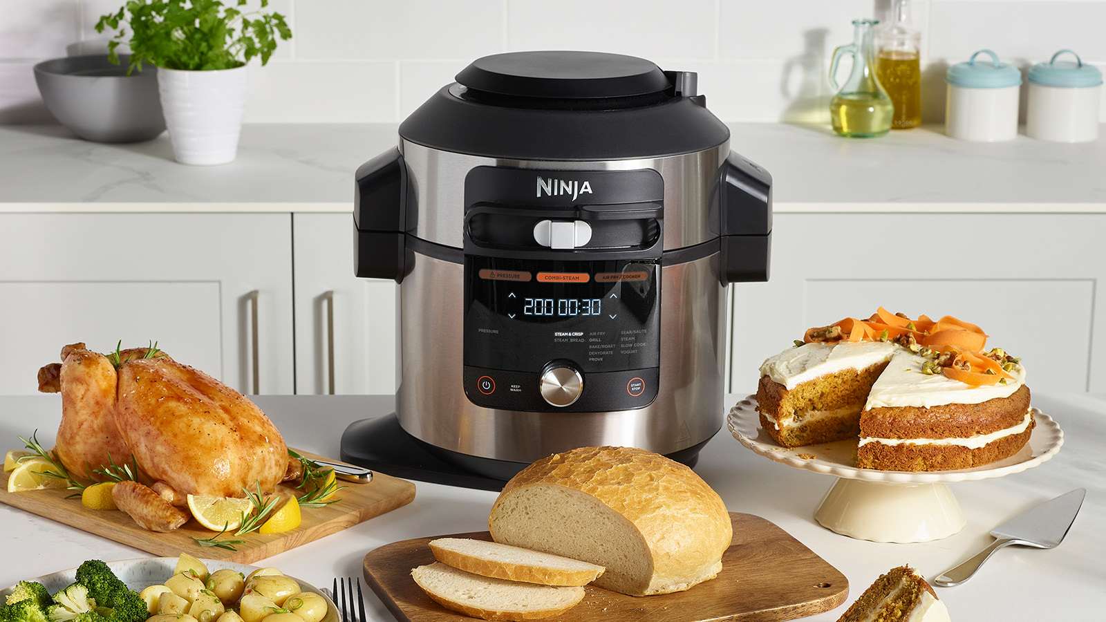 Ninja Foodi MAX 14-in-1 SmartLid Multi-Cooker with Smart Cook System 7 ...