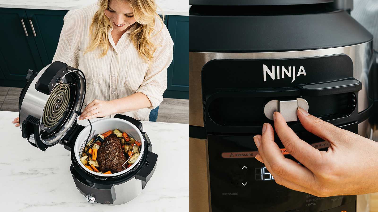 Ninja Foodi MAX 14-in-1 SmartLid Multi-Cooker with Smart Cook System 7.5L OL750EU | Zo goed als ...