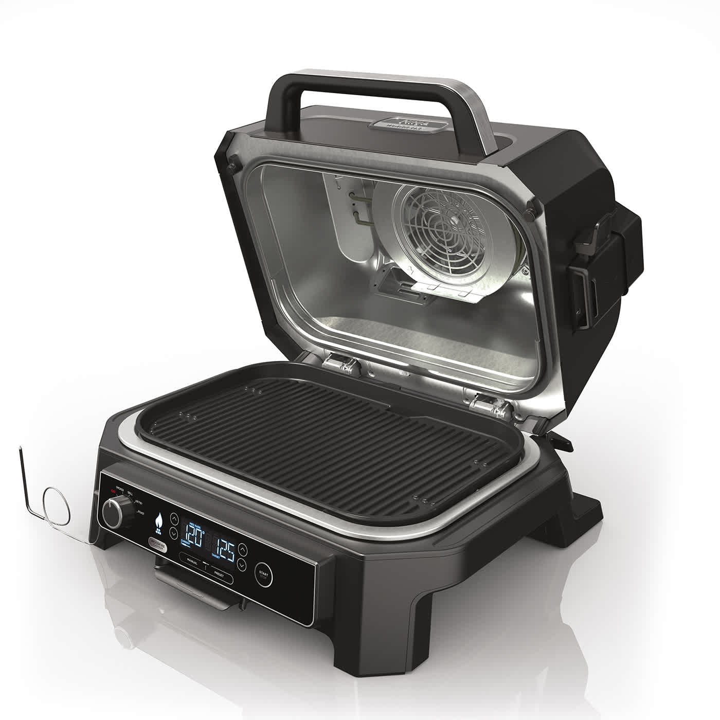 Ninja Woodfire Pro XL Elektrische BBQ, Grill, Airfryer en Smoker