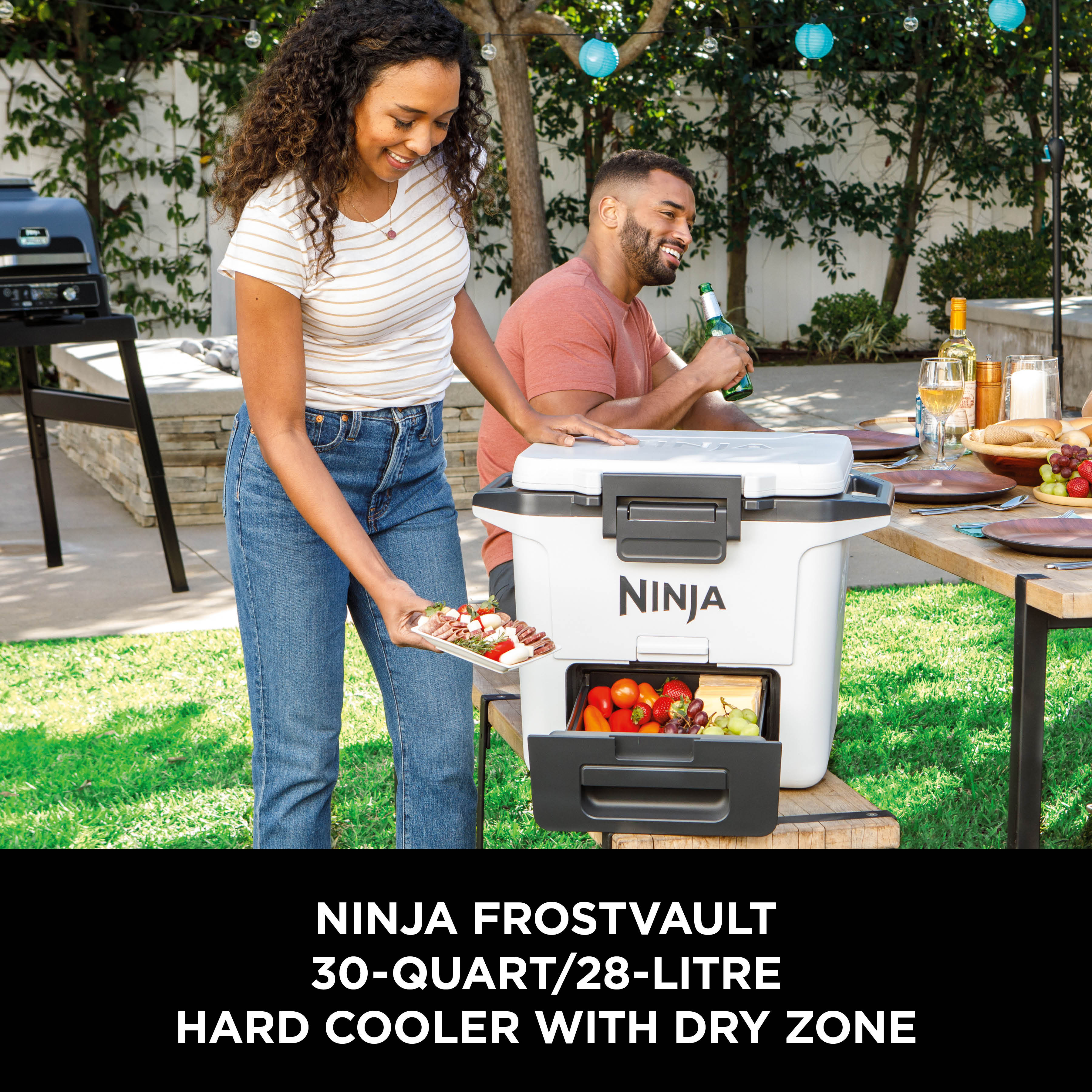 Ninja FrostVault Hard Cooler 30QT/28L with Dry Zone Premium - Certified ...