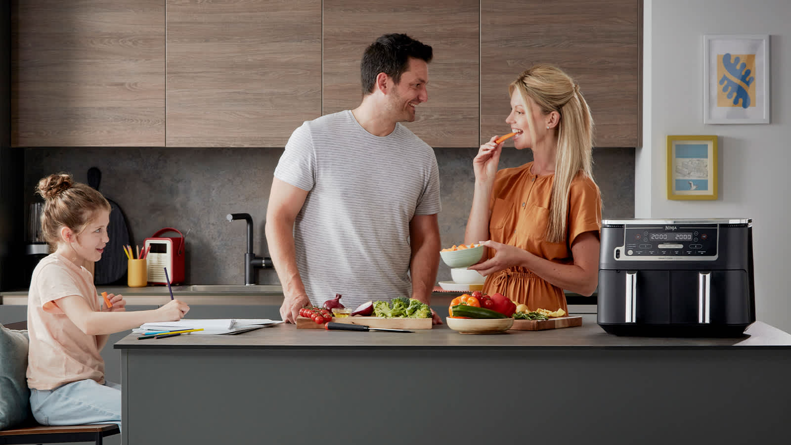 Ninja Foodi MAX Dual Zone Airfryer och Smart Cook-system AF451EU ...