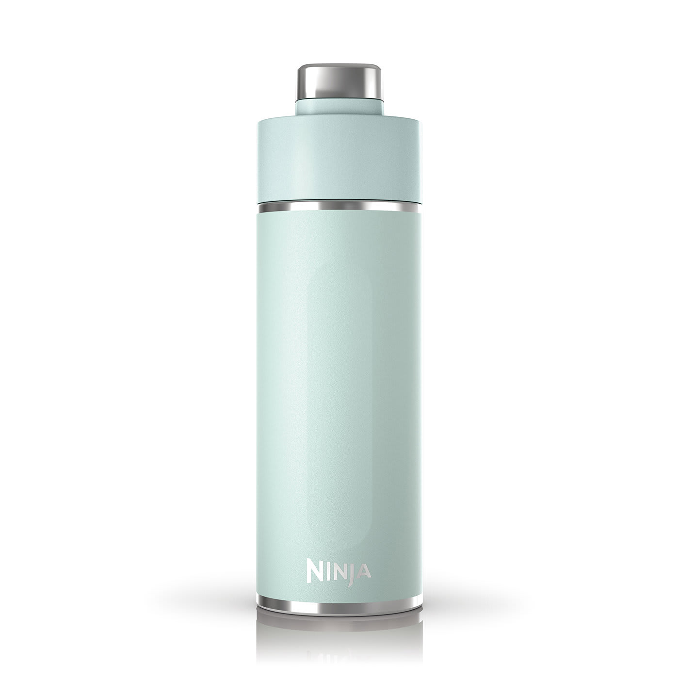 Ninja Thirsti Large Insulated Reusable Water Bottle for Travel (Mint)