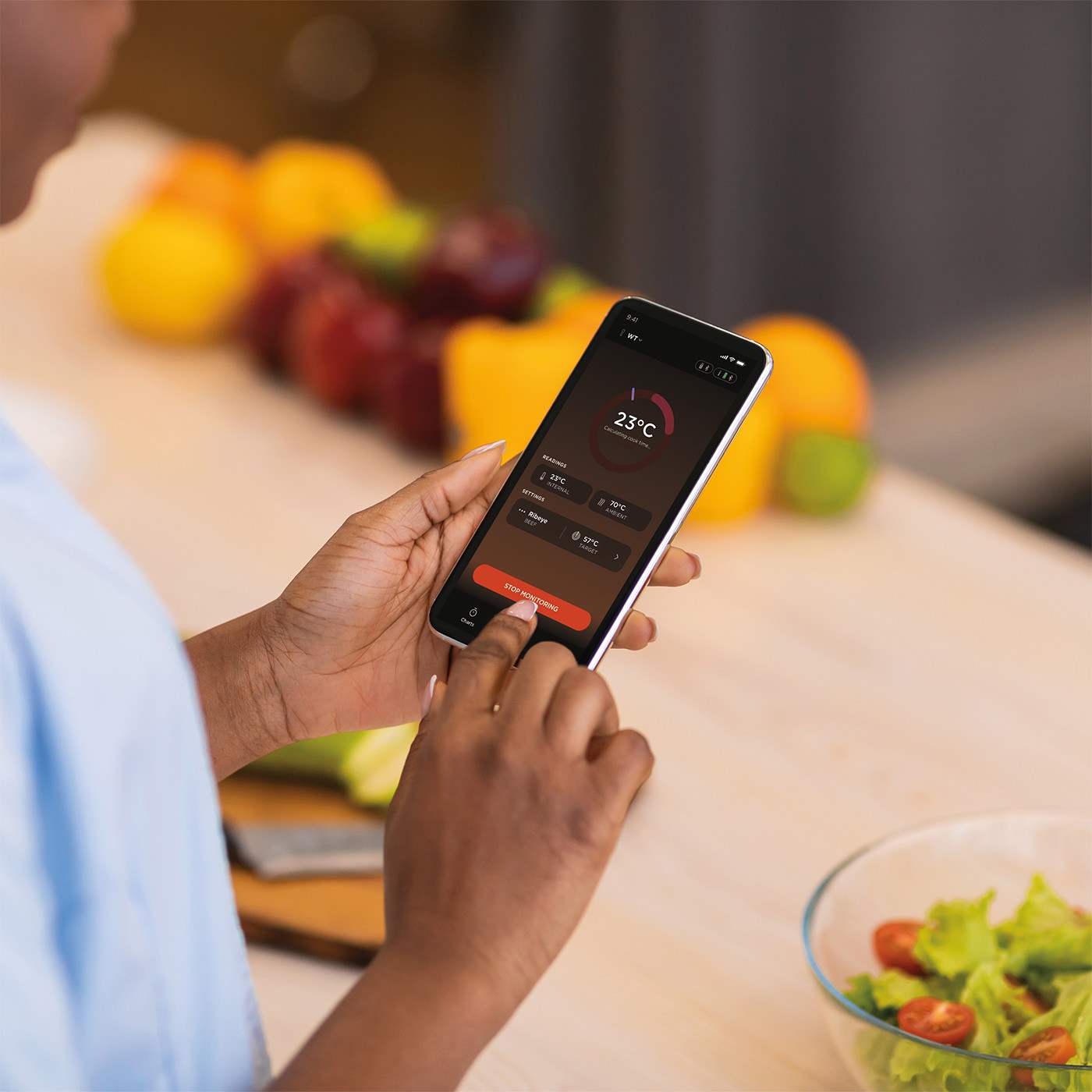 Ninja ProChef Wireless Meat Thermometer | Digital Temperature Probe