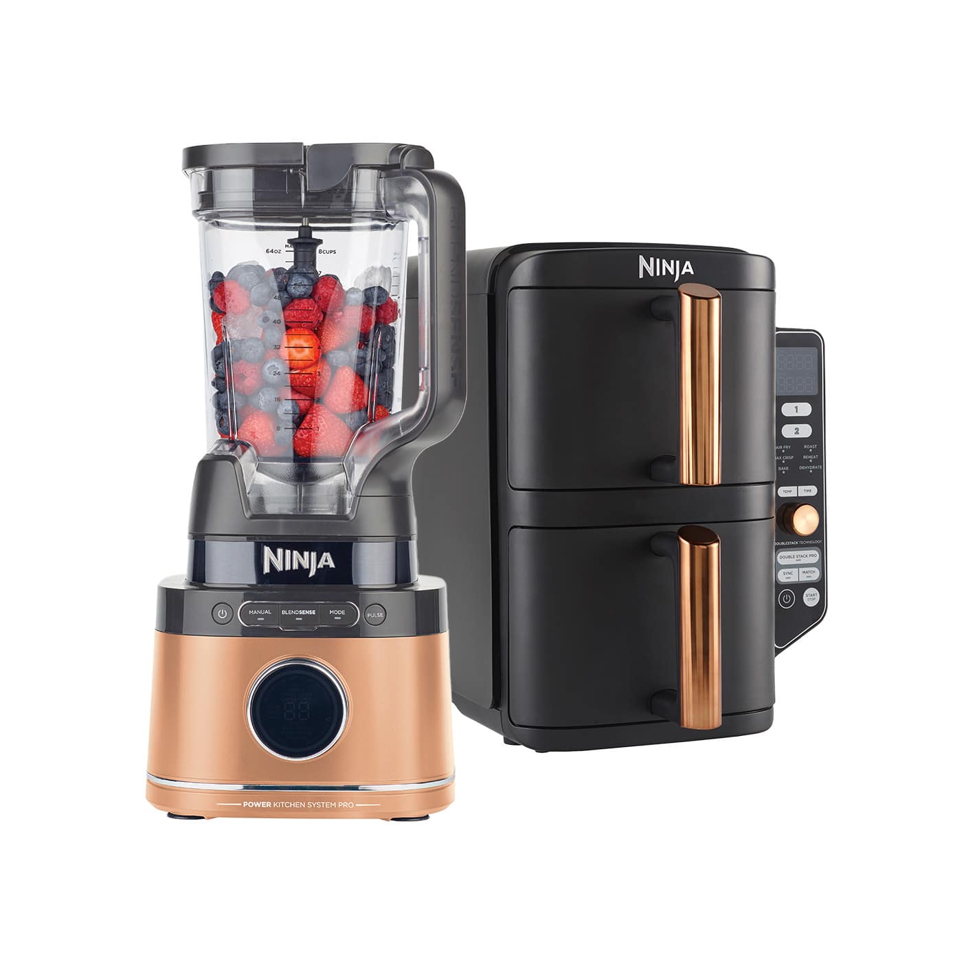 Ninja Black Friday Double Stack Air Fryer & Blender Bundle - SL400TB4UK ...