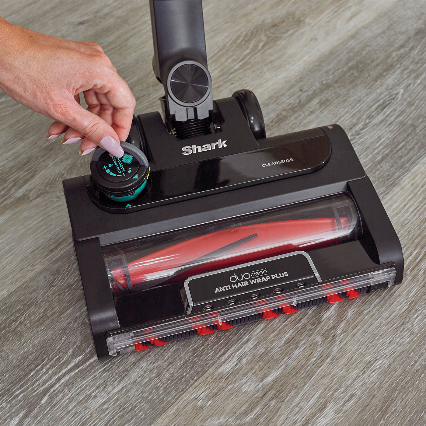 Ledningsfri Shark Stratos-stangstøvsuger med Anti Hair Wrap Plus [ét ...