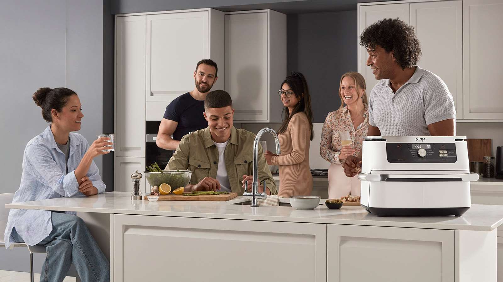 Ninja Foodi FlexDrawer Airfryer 10,4 liter wit AF500EUWH