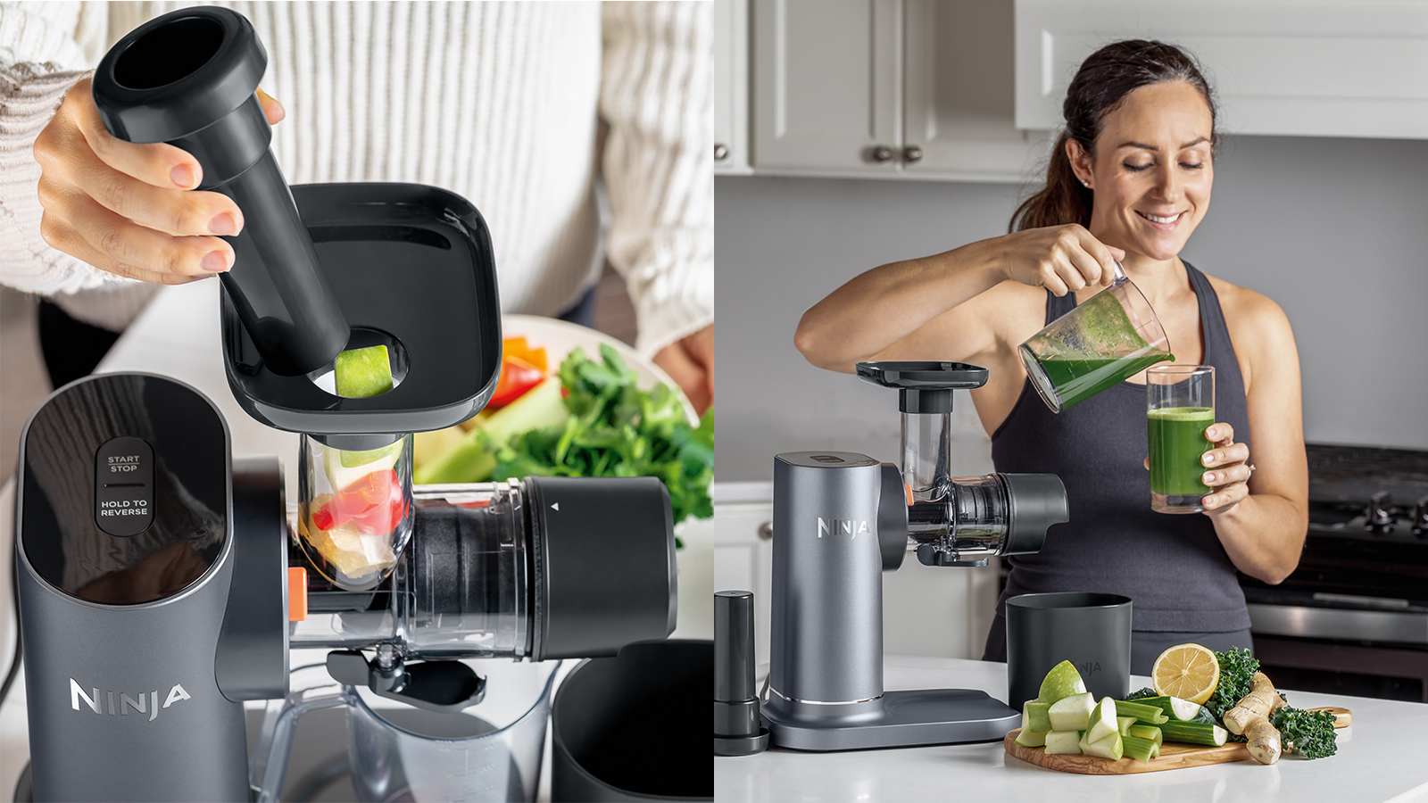Extracteur de jus à froid Ninja. Pressez des jus à froid à la maison ...