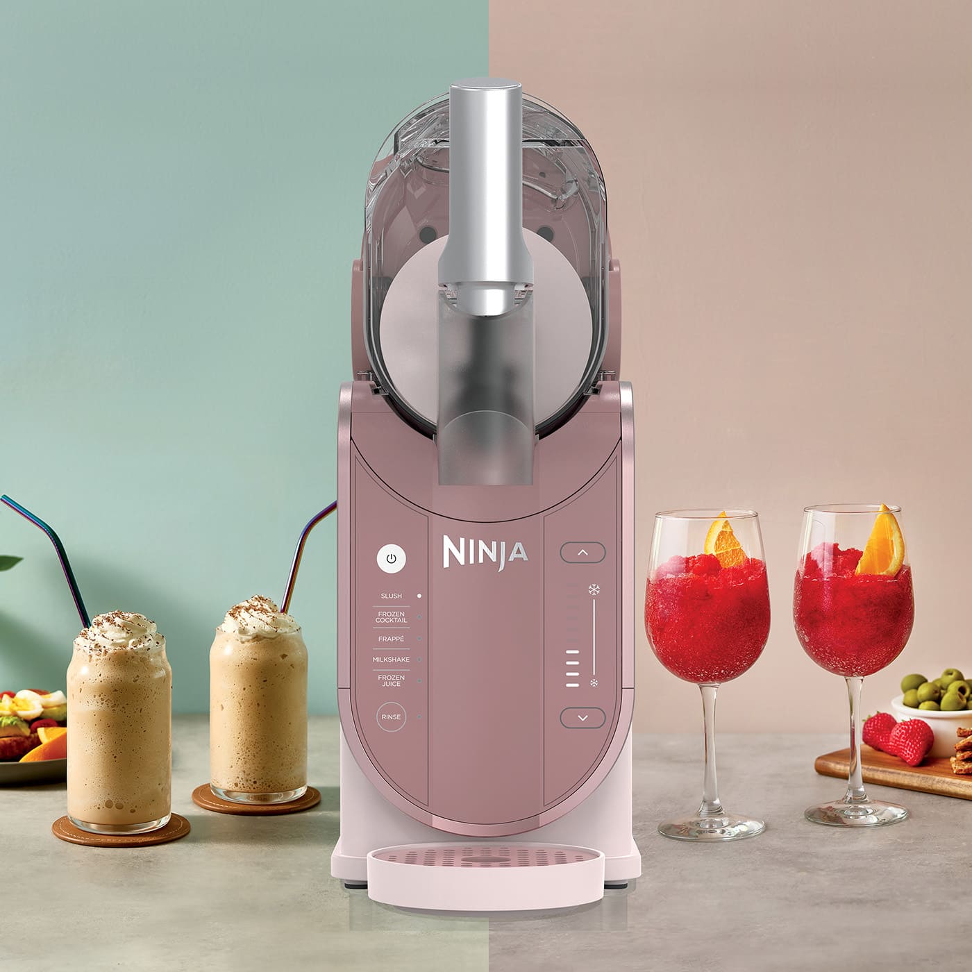 Ninja SLUSHi Frozen Drink Maker Machine [FS301UK] Pink, Green, Orange ...