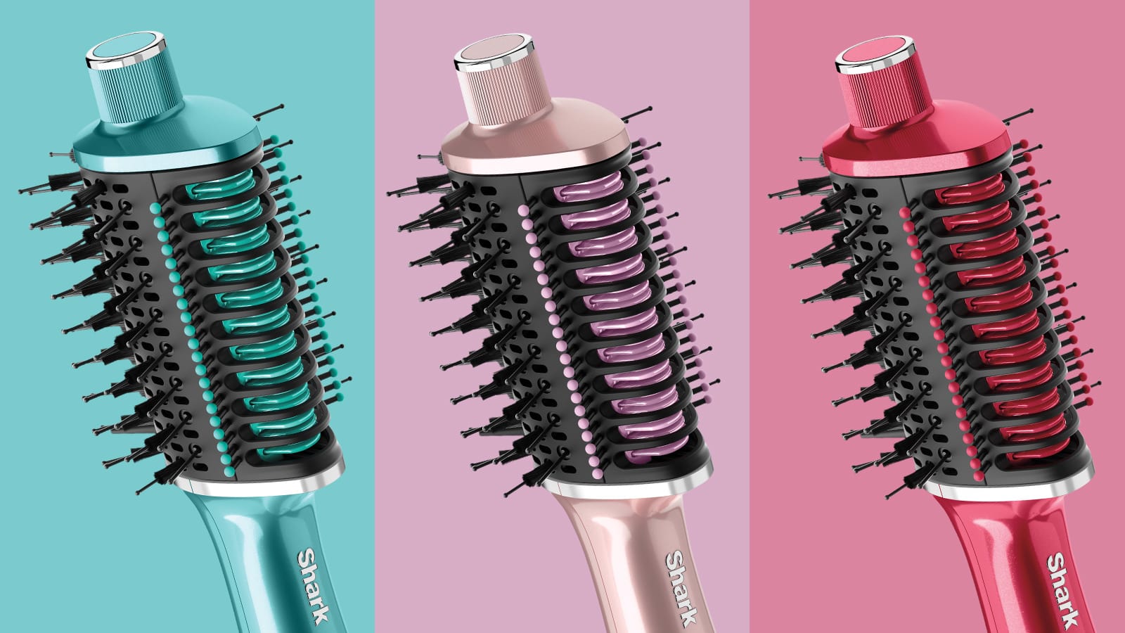 Shark Glossi 2-in-1 Hot Tool and Air Glosser - Lychee - Shark Hair Hot Brushes
